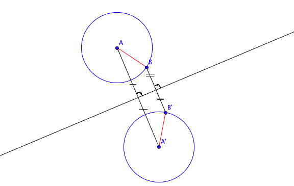 Symétriques des figures géométriques par une symétrie axiale | Symétrie ...