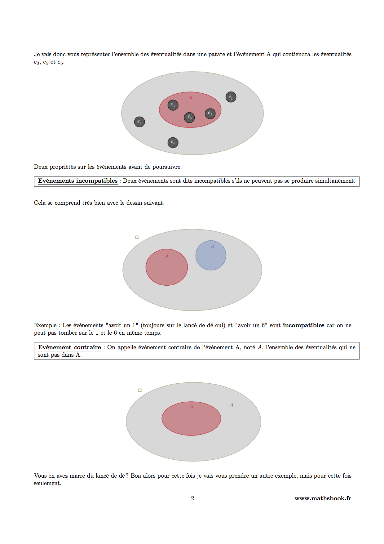 Probabilités : Cours PDF à imprimer | Maths 3ème Probabilités : Cours PDF à imprimer | Maths 3ème