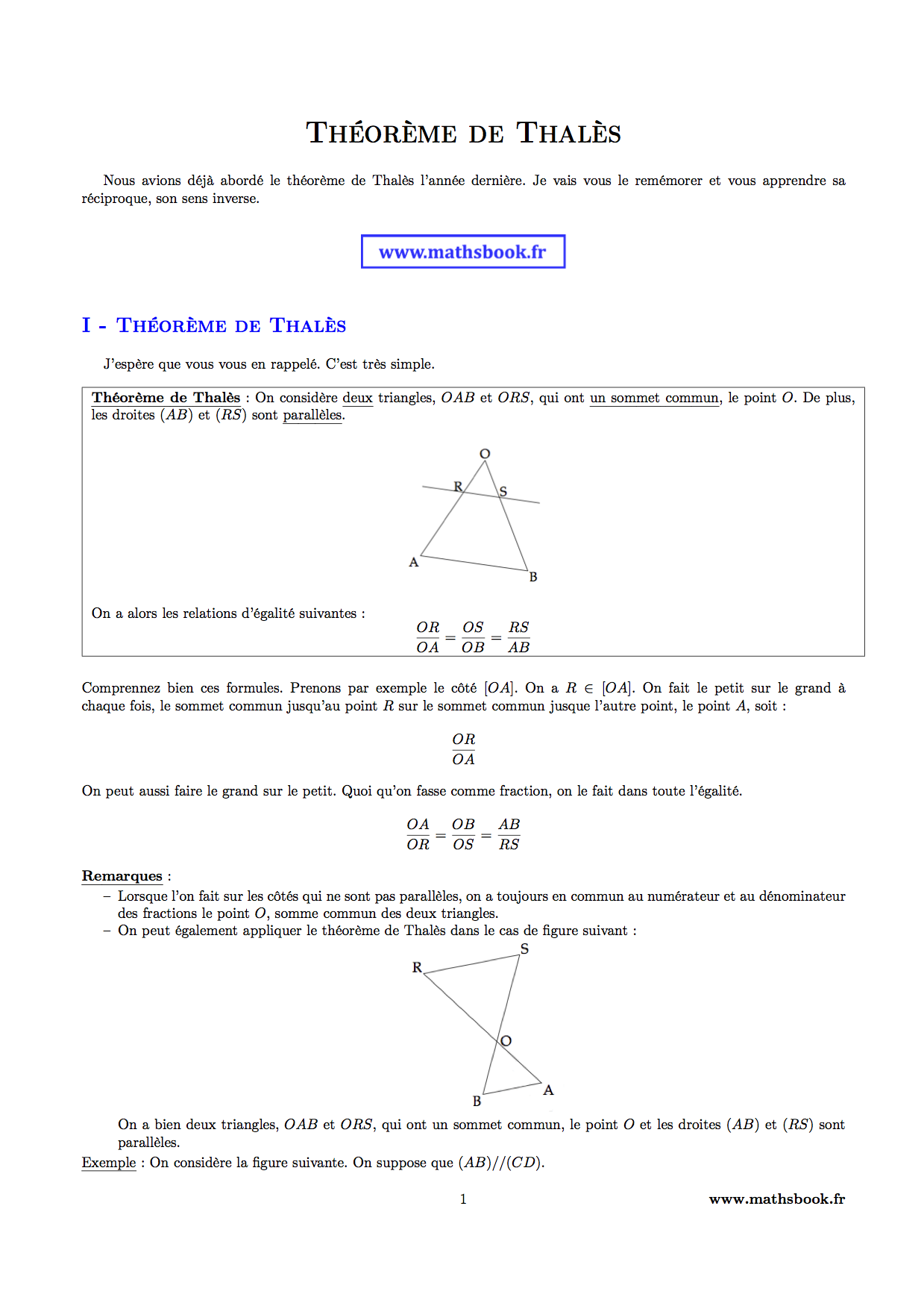cours sur le théorème de thalès pdf – cours thalès pdf – Writflx cours sur le théorème de thalès pdf – cours thalès pdf – Writflx